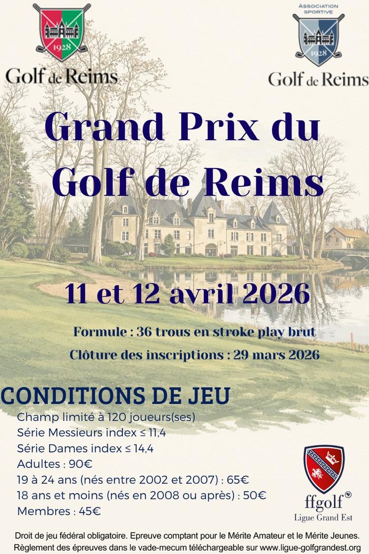Grand Prix de Reims 2026 | Golf de Reims